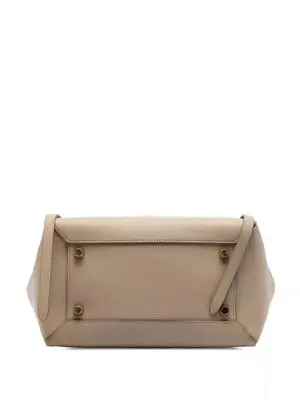 Celine Mini Grained Calfskin Belt Bag Satchel - Neutrals