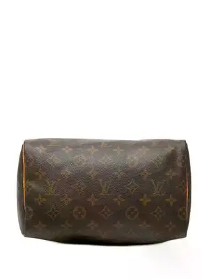 LOUIS VUITTON Monogram Speedy 25 Boston Bag - Brown