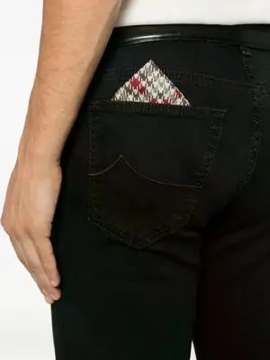 Jacob Cohen Embroidered Logo Jeans