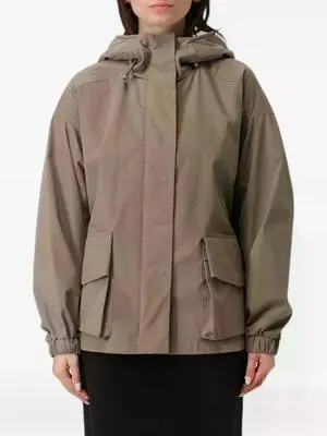 Emporio Armani Hooded Jacket With Flap Pockets