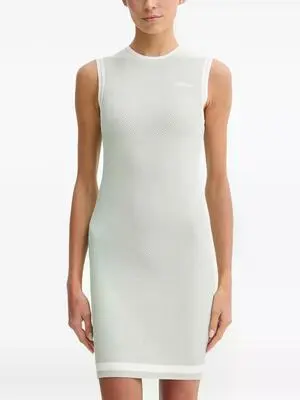 Guess Gabry Perforated-knit Sleeveless Mini Dress