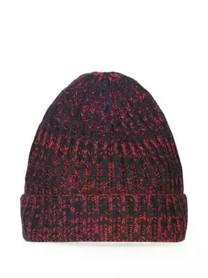 Malo Ribbed-knit Cashmere Beanie Hat - Blue