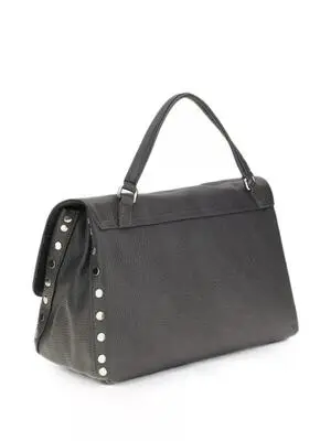 ZANELLATO Postina Daily Leather Satchel - Grey