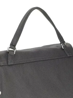 ZANELLATO Postina Daily Leather Satchel - Grey