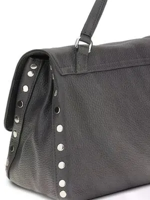 ZANELLATO Postina Daily Leather Satchel - Grey