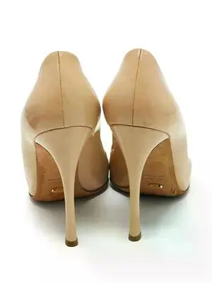 SERGIO ROSSI Round-toe Patent Leather Pumps
