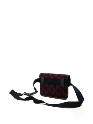 Gucci Gg Wool Slim Belt Bag - Black