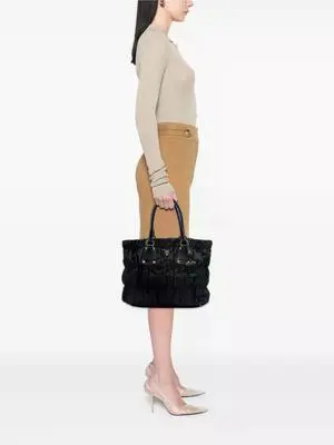 Prada Tessuto Gaufre Tote Bag