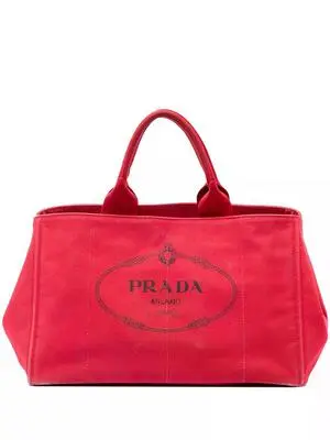Prada Canapa Logo Satchel