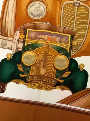 Hermès 1980-2010 Automobile Silk Scarf 90 Scarves