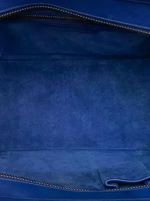 Celine Mini Calfskin Luggage Tote Bag - Blue