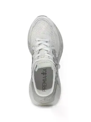 Premiata Lauryn Glitter-effect Mesh Sneakers