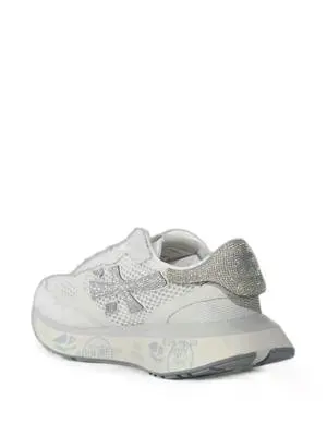 Premiata Lauryn Glitter-effect Mesh Sneakers