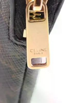 Celine 2010s Triomphe Coin Purse - Black