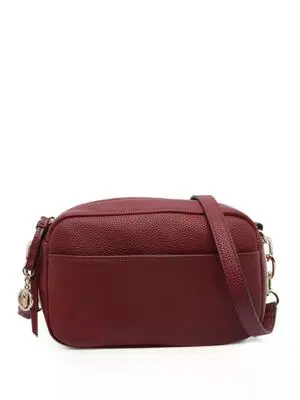Liu Jo Grained-effect Cross Body Bag With Logo Plaque