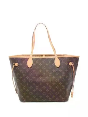 LOUIS VUITTON Monogram Canvas Neverfull Mm Tote Bag