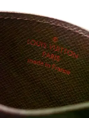 LOUIS VUITTON 2008 Damier Ebene Card Holder