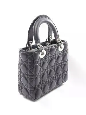 Dior Small Lady Tote Bag - Black