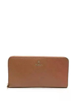 Furla Camelia Logo-plaque Leather Wallet - Brown