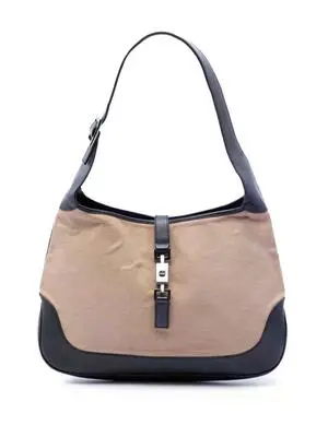 Gucci Canvas Jackie Shoulder Bag