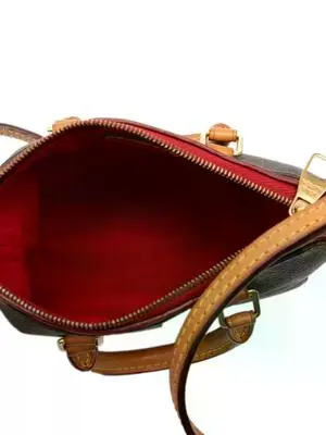 LOUIS VUITTON Monogram Canvas Pallas Satchel - Brown