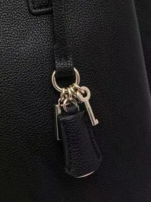 Guess Isola Logo-plaque Pebble-textured Tote Bag