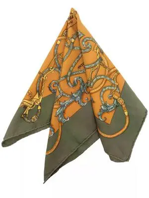 Hermès 2000-2026 L Instruction Du Roy Silk Scarf 42 Scarves - Orange