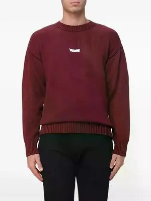 DISCLAIMER Logo-print Cotton Sweater