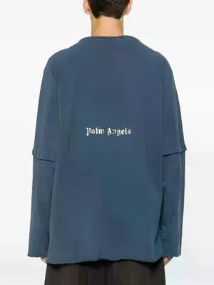 Palm Angels Slogan-print Raglan-sleeve T-shirt