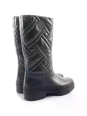 Hermès Quilted Leather Mid Calf Boots