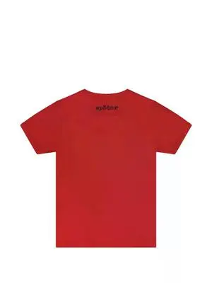 SP5DER Graphic Print T-shirt - Red
