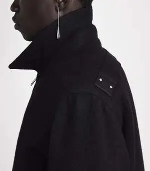 Rick Owens Cropped Wool Zip-up Jacket