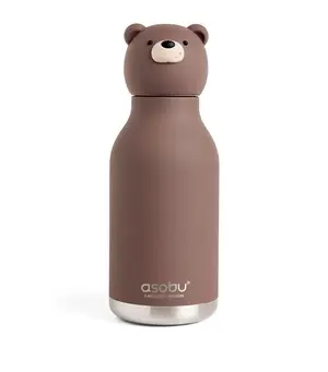 ASOBU Bestie Bear Water Bottle - Brown
