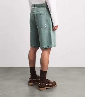 ABOUT:BLANK Felled Denim Shorts With Drawstring Waist