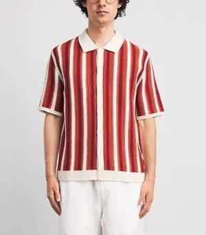 WAX LONDON Crochet Stripe Shirt