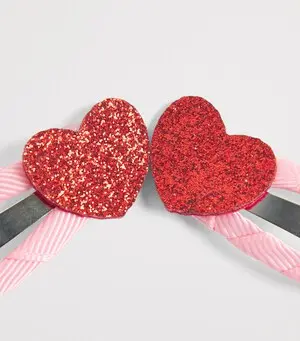 ROCKAHULA Love Heart Glitter Hair Clips