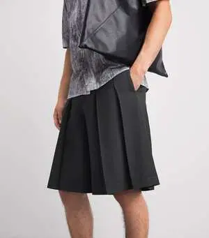 Issey Miyake Pleated Cornice Shorts