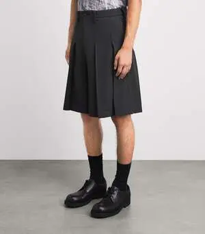 Issey Miyake Pleated Cornice Shorts