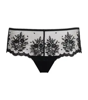 Simone Perele Lace Intrigue Briefs - Black