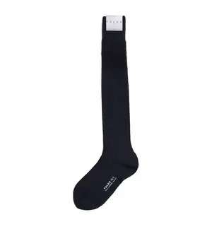 Falke Cashmere-blend No. 2 Knee-high Socks - Blue