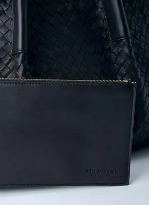 Bottega Veneta Large Pinacoteca Intrecciato Tote Bag