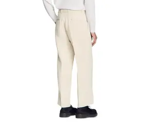 Sandro Fw26 Pierre Wide Leg Cotton Linen Trousers