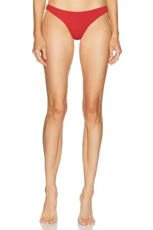 ZIAH Tweed Beaded Cut Out Bikini Bottom