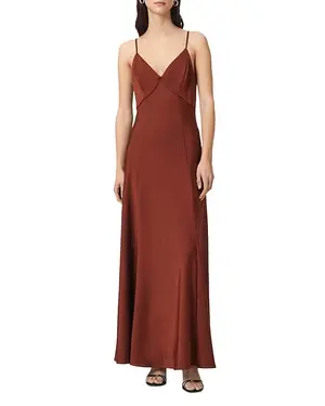 ALLSAINTS Irina Maxi Dress - Rust Brown