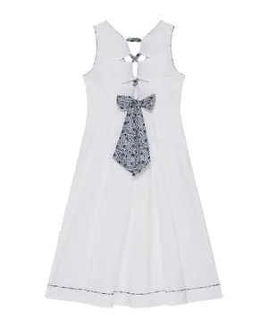 Mint Velvet Sleeveless V-neck Maxi Dress With Tie Detail