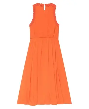 Mint Velvet Crochet Bodice Midi Dress