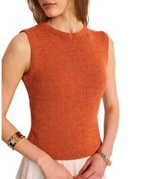Mint Velvet Cotton Blend Knit Top