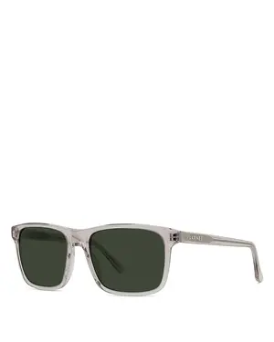 Vuarnet Belvedere Rectangular Sunglasses, 57mm - Brown/brown