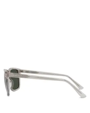 Vuarnet Belvedere Rectangular Sunglasses, 57mm - Brown/brown
