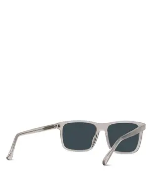 Vuarnet Belvedere Rectangular Sunglasses, 57mm - Brown/brown